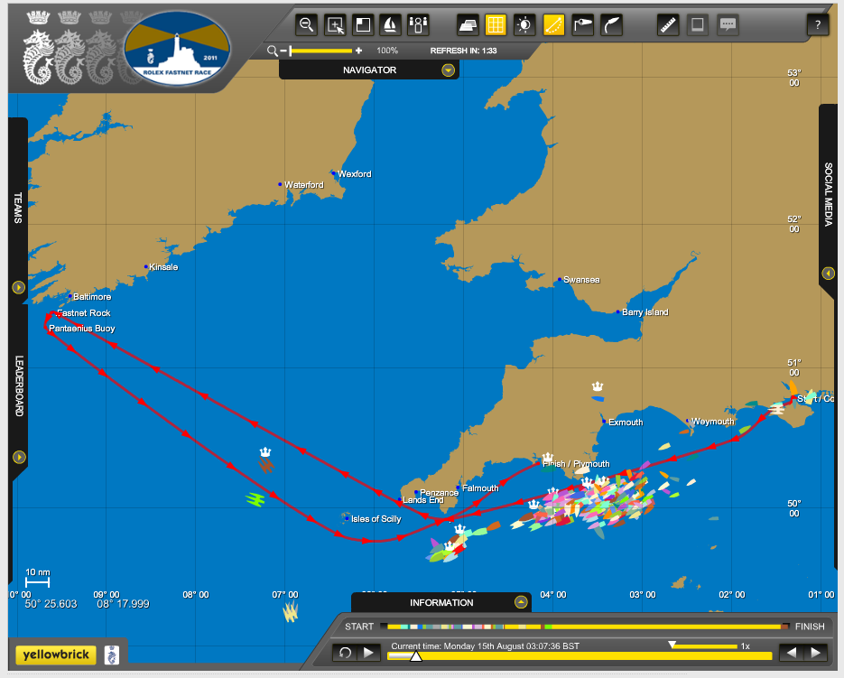 tracking map - A First Class Sailing Blog